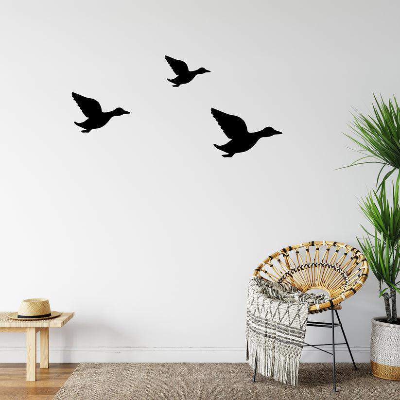 Set of three flying ducks | Wall decal – Adnil Creations