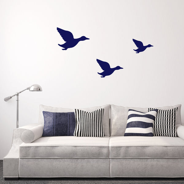 Set of three flying ducks | Wall decal – Adnil Creations