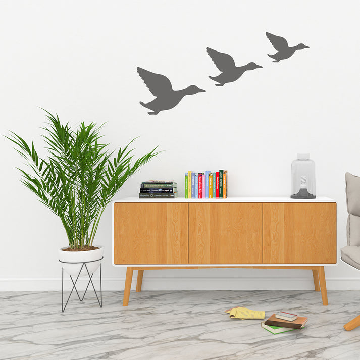 Set of three flying ducks | Wall decal – Adnil Creations