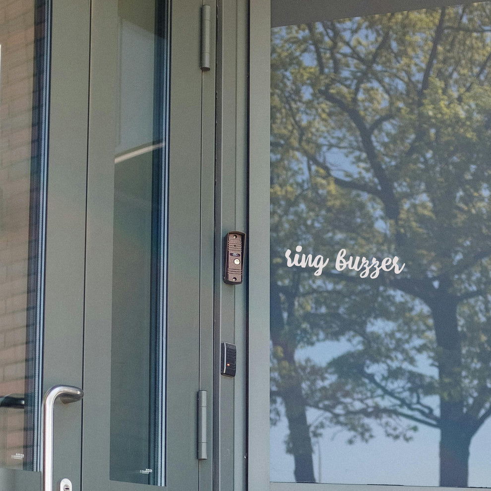Ring buzzer | Door decal | Door Stickers | Stylish Vinyl Decals for ...
