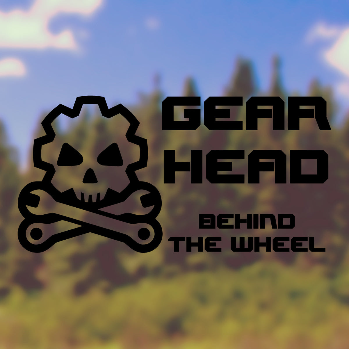 Gearhead behind the wheel | Bumper sticker – Adnil Creations