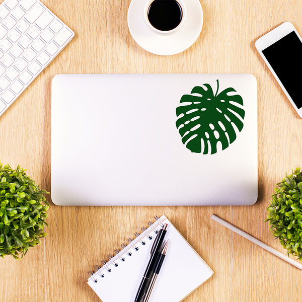 Monstera leaf | Laptop decal – Adnil Creations