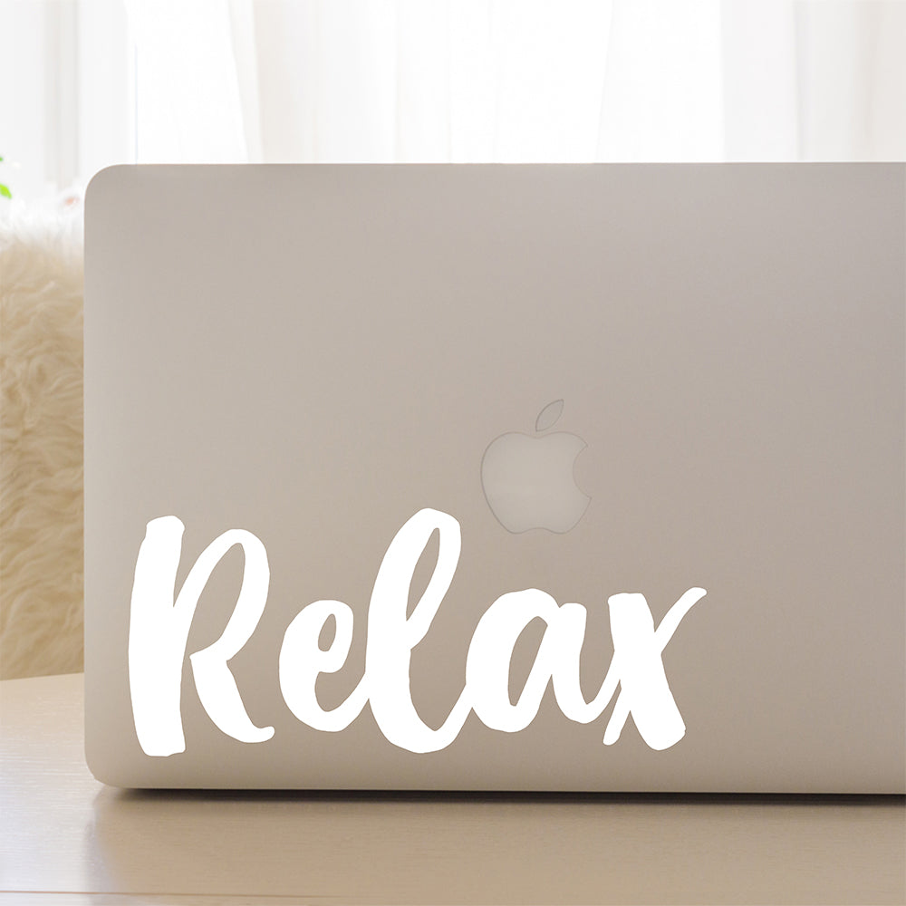 Relax | Laptop decal – Adnil Creations